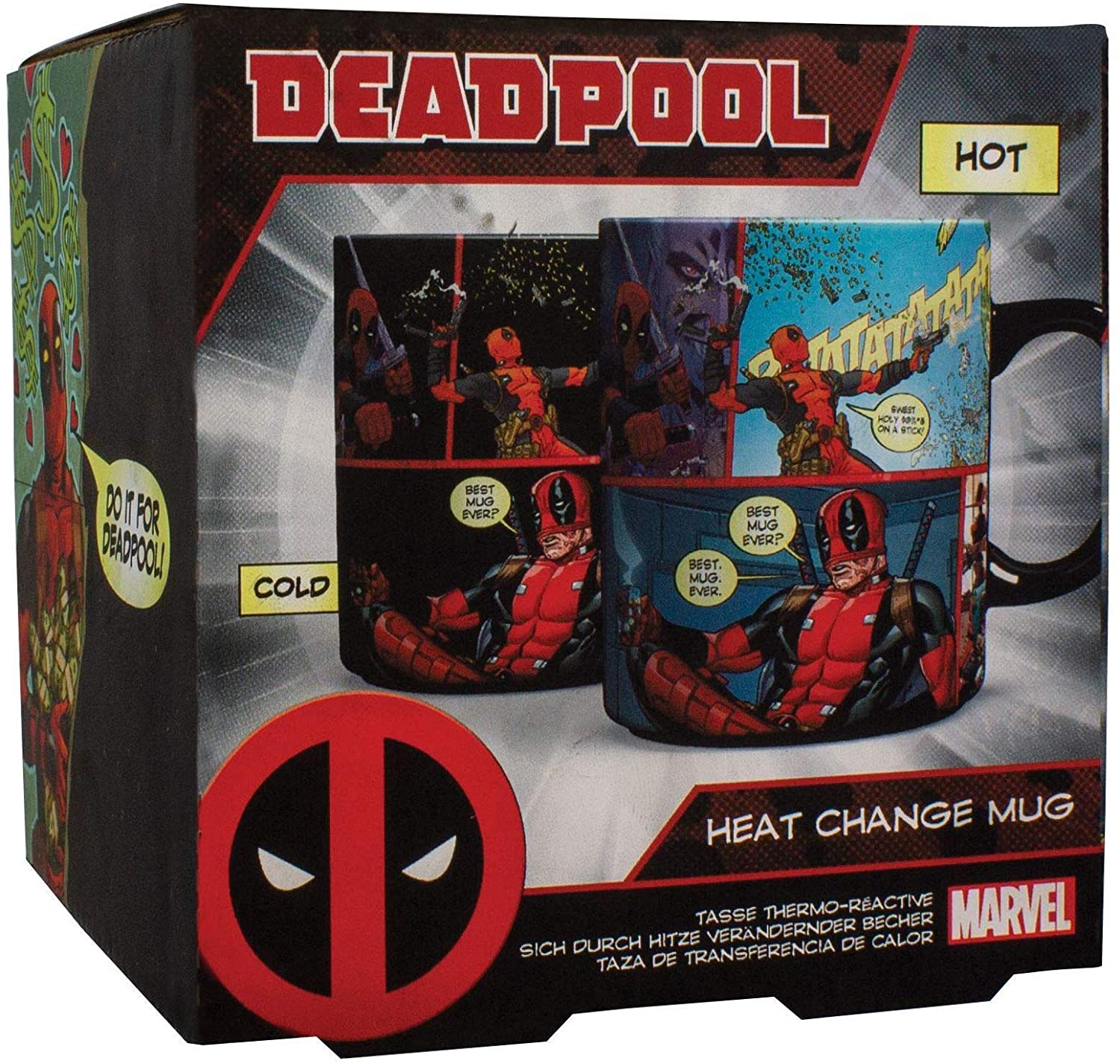 🥇 Tazas de Deadpool 🥇 - Universo de superhéroes