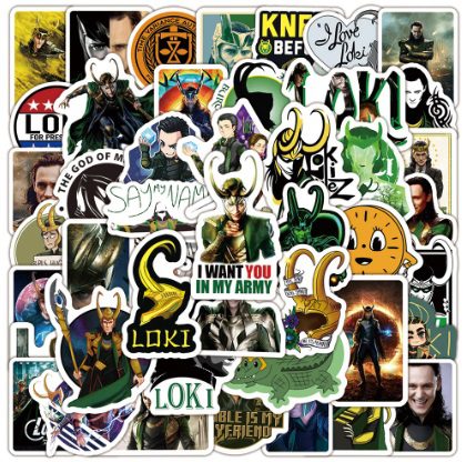 🥇 Pegatinas de Loki 🥇 - Universo de superhéroes