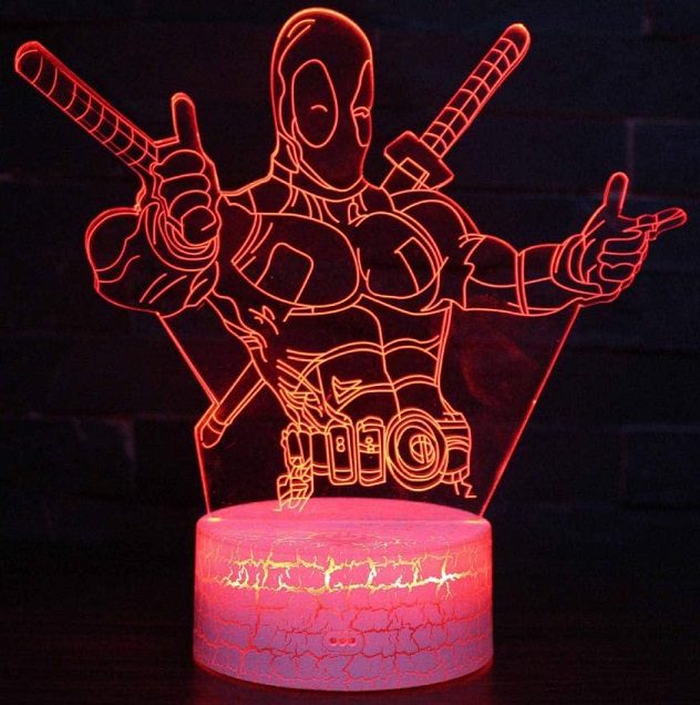 🥇 Lámparas de Deadpool 🥇 - Universo de superhéroes