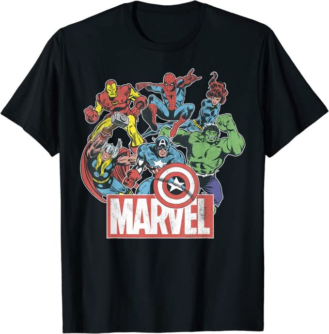 🥇 Mejores camisetas de Marvel 🥇 - Universo de superhéroes