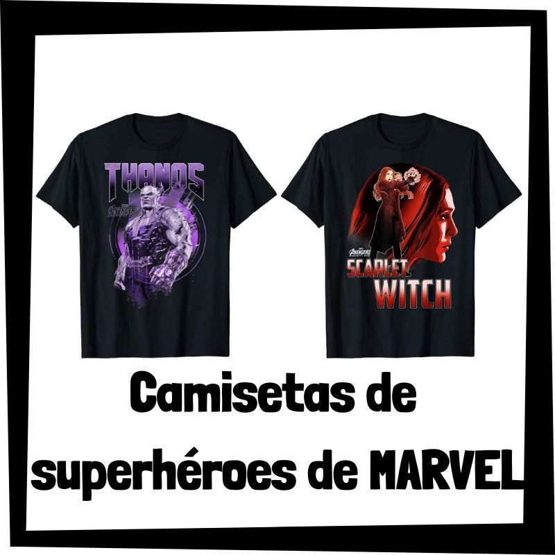 🥇 Mejores camisetas de Marvel 🥇 - Universo de superhéroes